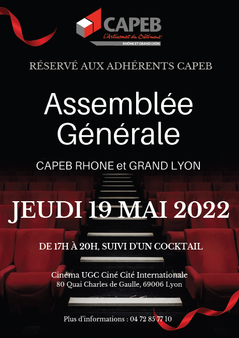 Assemblée Générale CAPEB RHONE et GRAND LYON 2022 ・ CAPEB